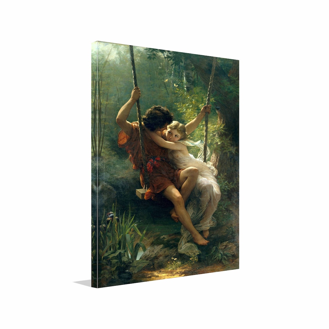 Pierre Auguste Cot - Primavera Canvas Art, Springtime Print (1873 ...