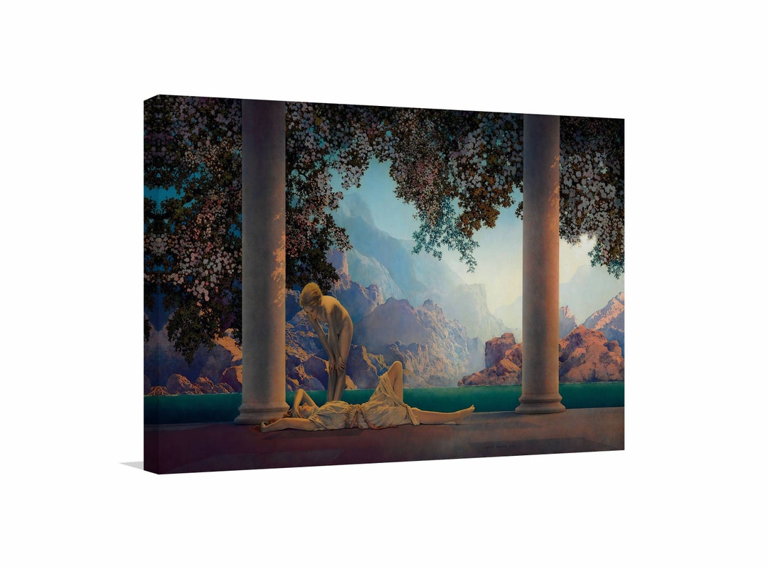 Maxfield Parrish - Daybreak 1922 Canvas Art, Famous Painting ...