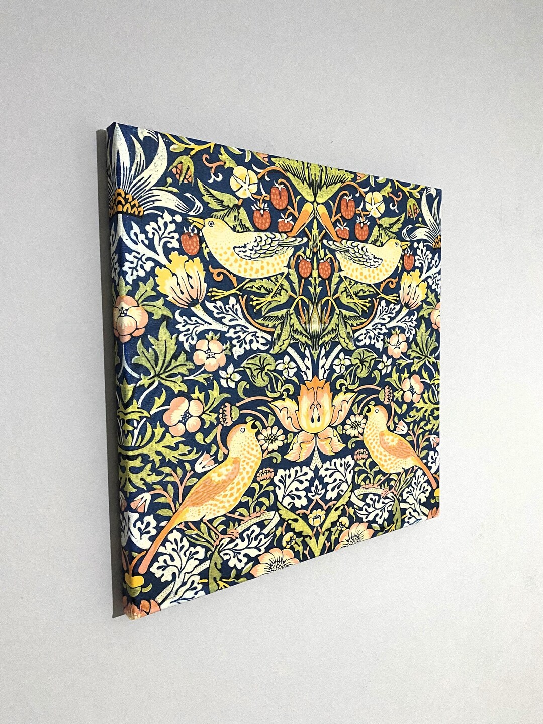 William Morris - Strawberry Thief Canvas Art, Morris Wall Art, Art ...