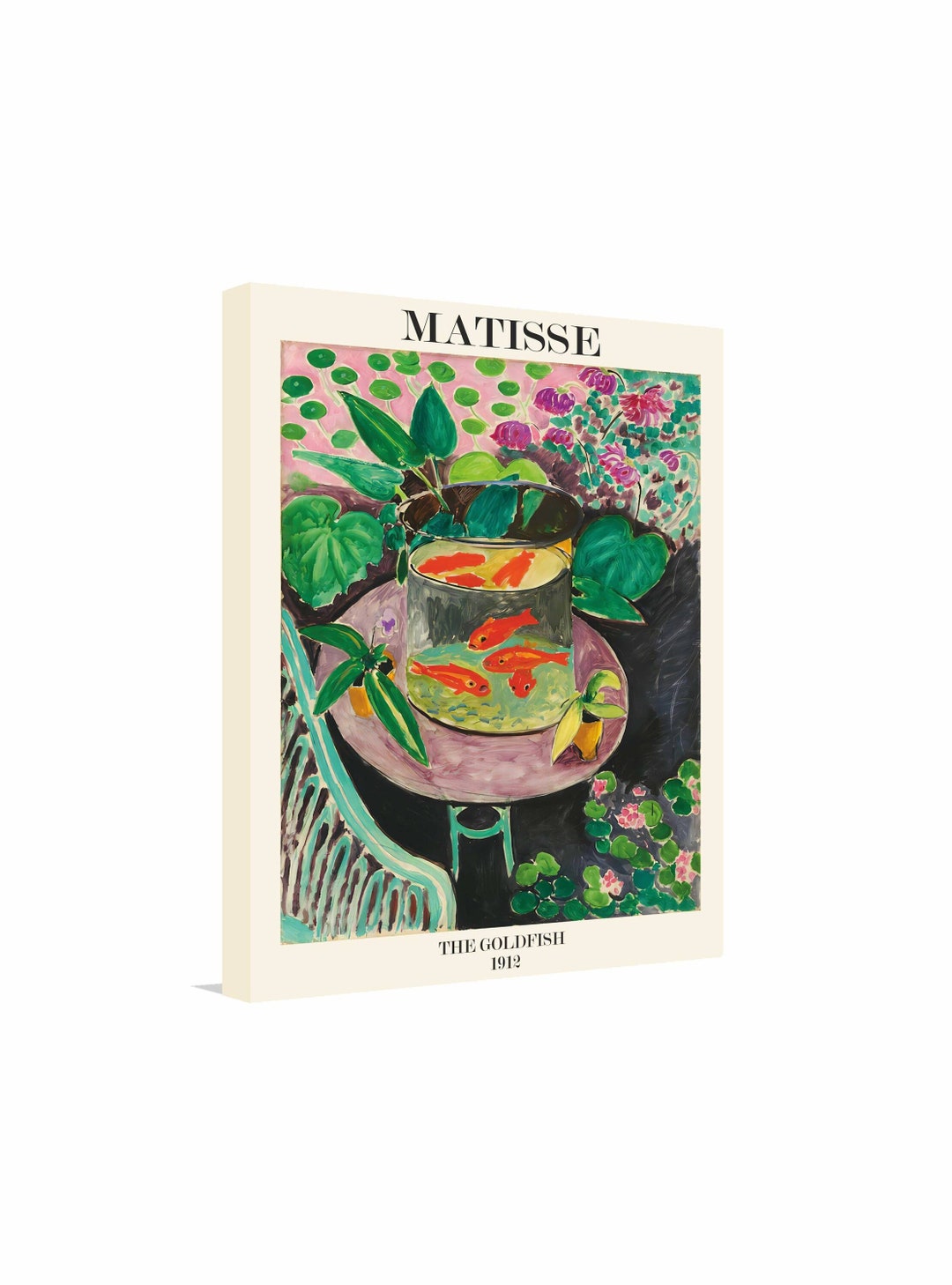 Henri Matisse the Goldfish 1912 Canvas Art, Matisse Canvas ...