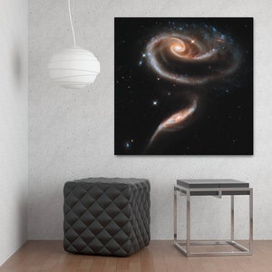 Hubble Telescope - Rose Made of Galaxies Arp 273 Canvas Art,space ...