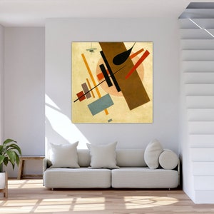 Malevich Supremus No. 55 Canvas Art: Abstract Suprematist Decor - Etsy