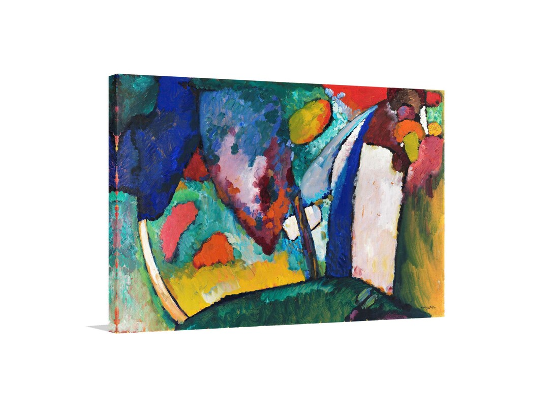 Wassily Kandinsky - the Waterfall Canvas Art,abstract Canvas,wassily ...