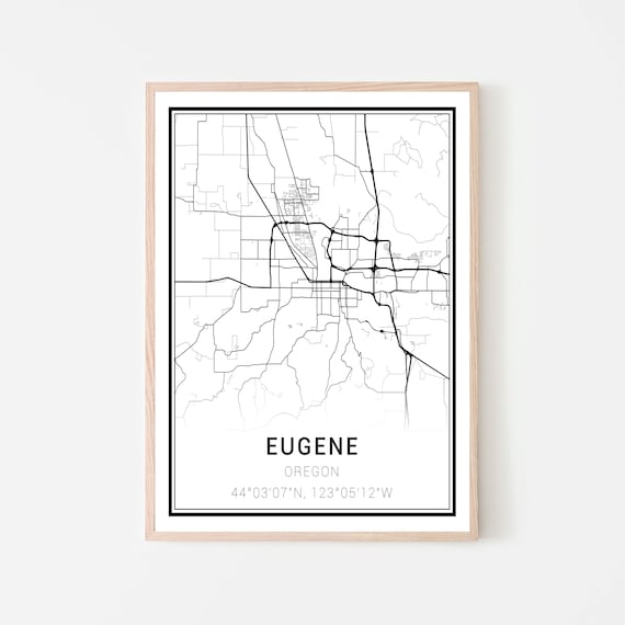 Eugene Oregon Neighborhood Map