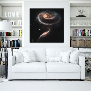 Hubble Telescope - Rose Made of Galaxies Arp 273 Canvas Art,space ...
