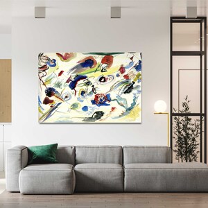 Wassily Kandinsky - Abstract Watercolor Canvas Art,kandinsky Wall Art ...