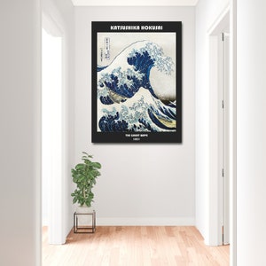 Katsushika Hokusai - the Great Wave Canvas Print, Hokusai Canvas ...