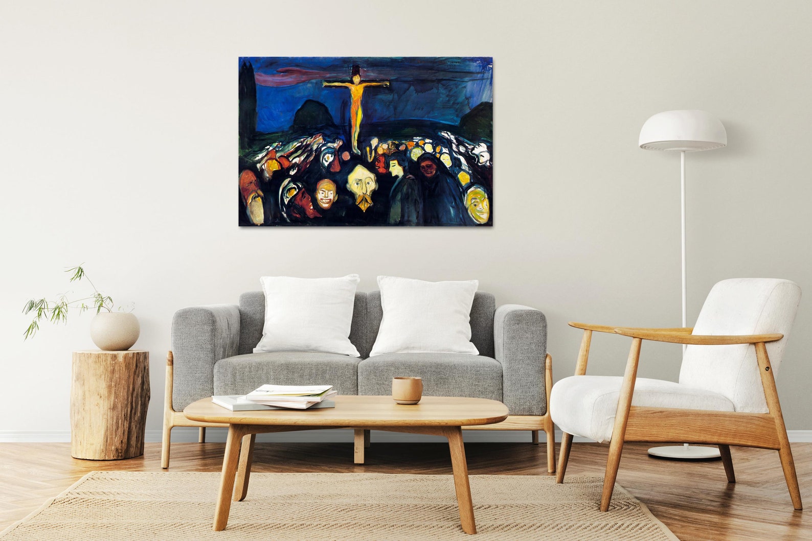 Edvard Munch - Golgotha Canvas Print: Expressionism Christian Art - Etsy