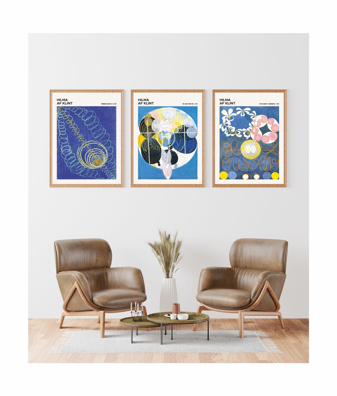 Hilma Af Klint Prints Set of 3 - Abstract Print, Hilma Klint Poster ...