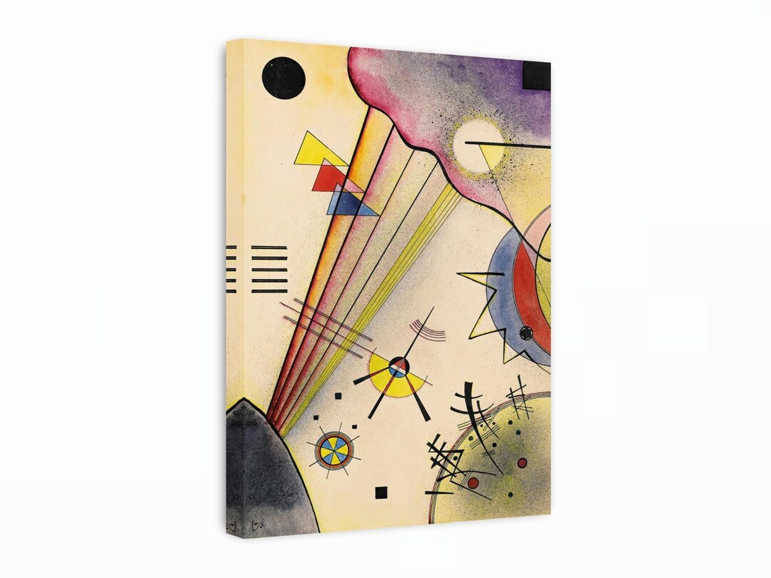 Wassily Kandinsky Canvas Art, Clear Connection 1925, Abstract Wall ...
