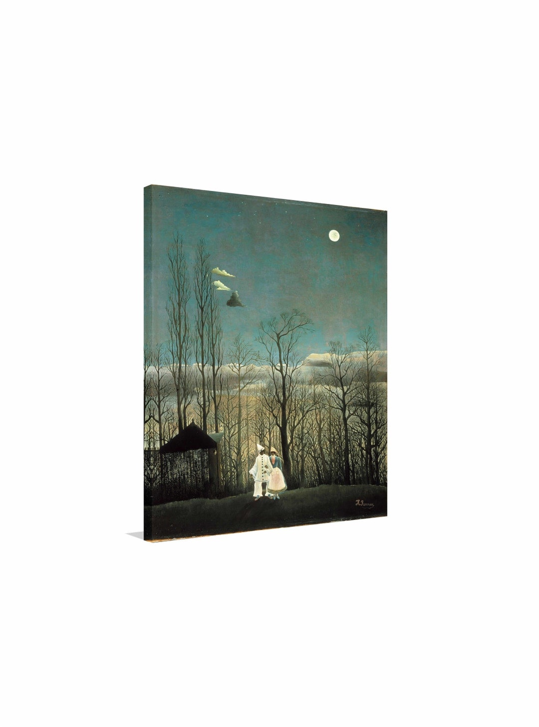 Henri Rousseau - A Carnival Evening 1886 Canvas Wall Art, Henri ...