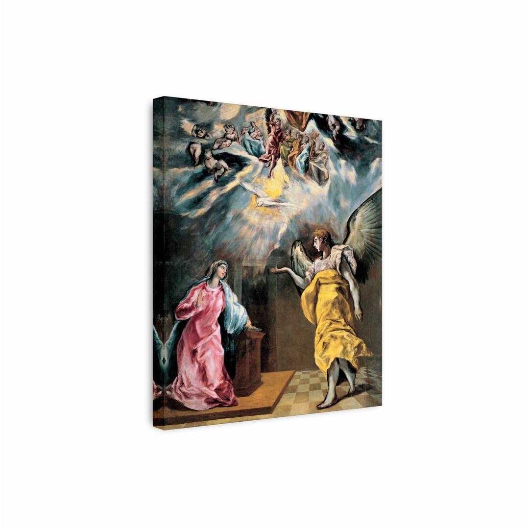 El Greco - the Annunciation Canvas Art, Religious Wall Art, Famous ...