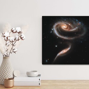 Hubble Telescope - Rose Made of Galaxies Arp 273 Canvas Art,space ...