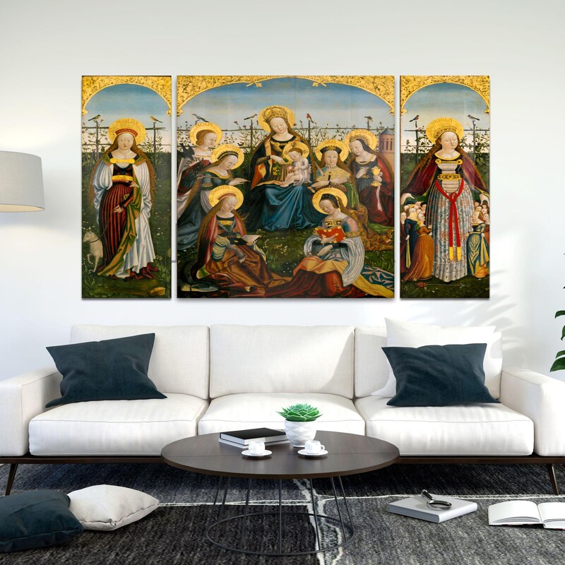 Triptych Canvas - Etsy