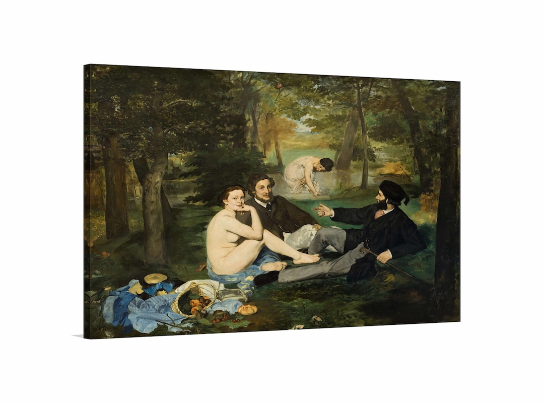 Edouard Manet - Luncheon the Grass Canvas Art,manet Painting,manet ...