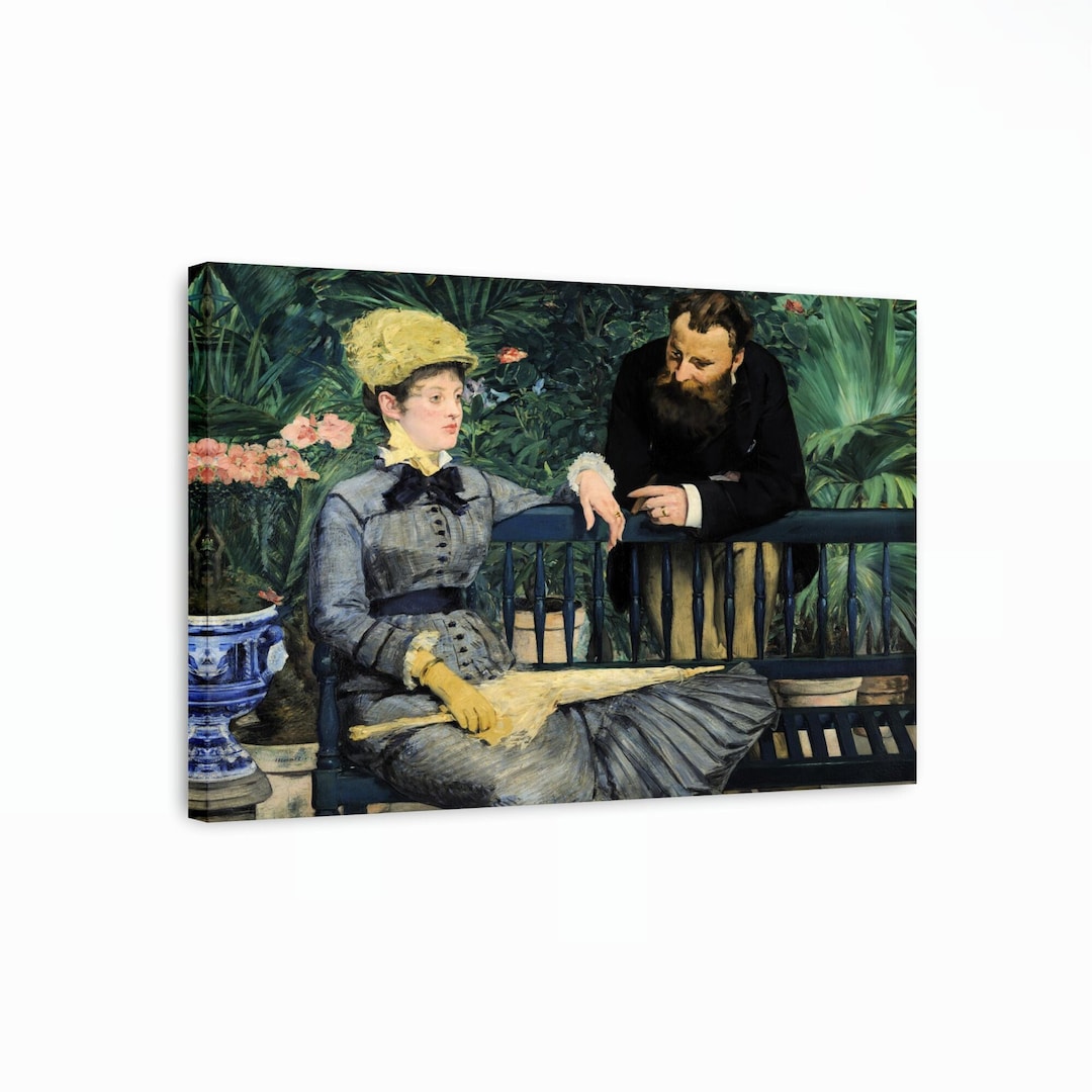 Edouard Manet - in the Conservatory - Canvas Art, Famous Painting ...