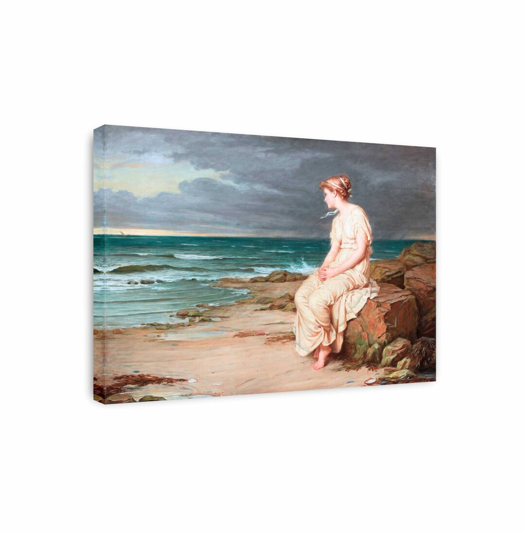 John William Waterhouse - Miranda 1875 Canvas Art, Famous Painting ...