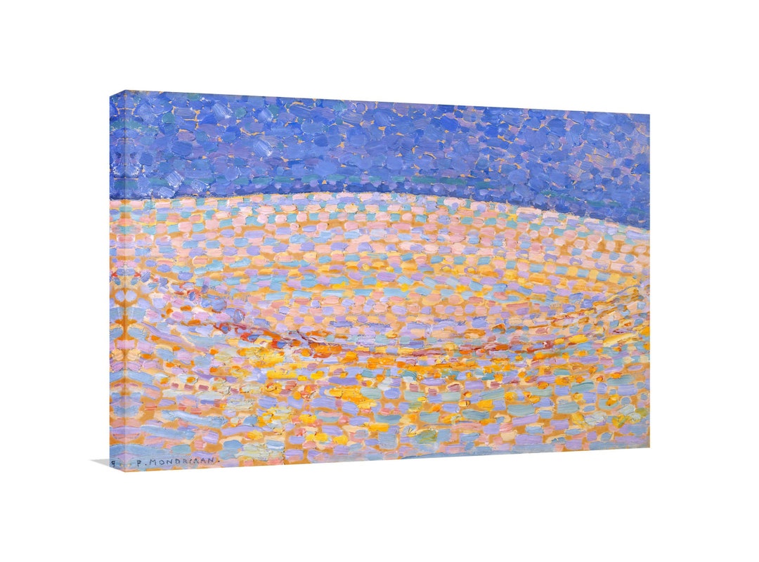 Piet Mondrian Dune III 1909 Canvas Art, Famous Painting, Piet Mondrian ...