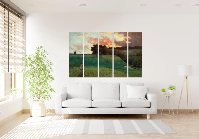 Stormy Landscape by Louis Michel Eilshemius Canvas Art – Classic ...