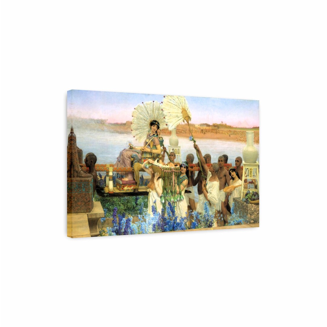 The Finding of Moses 1904 by Lawrence Alma Tadema Canvas Art, Religious ...