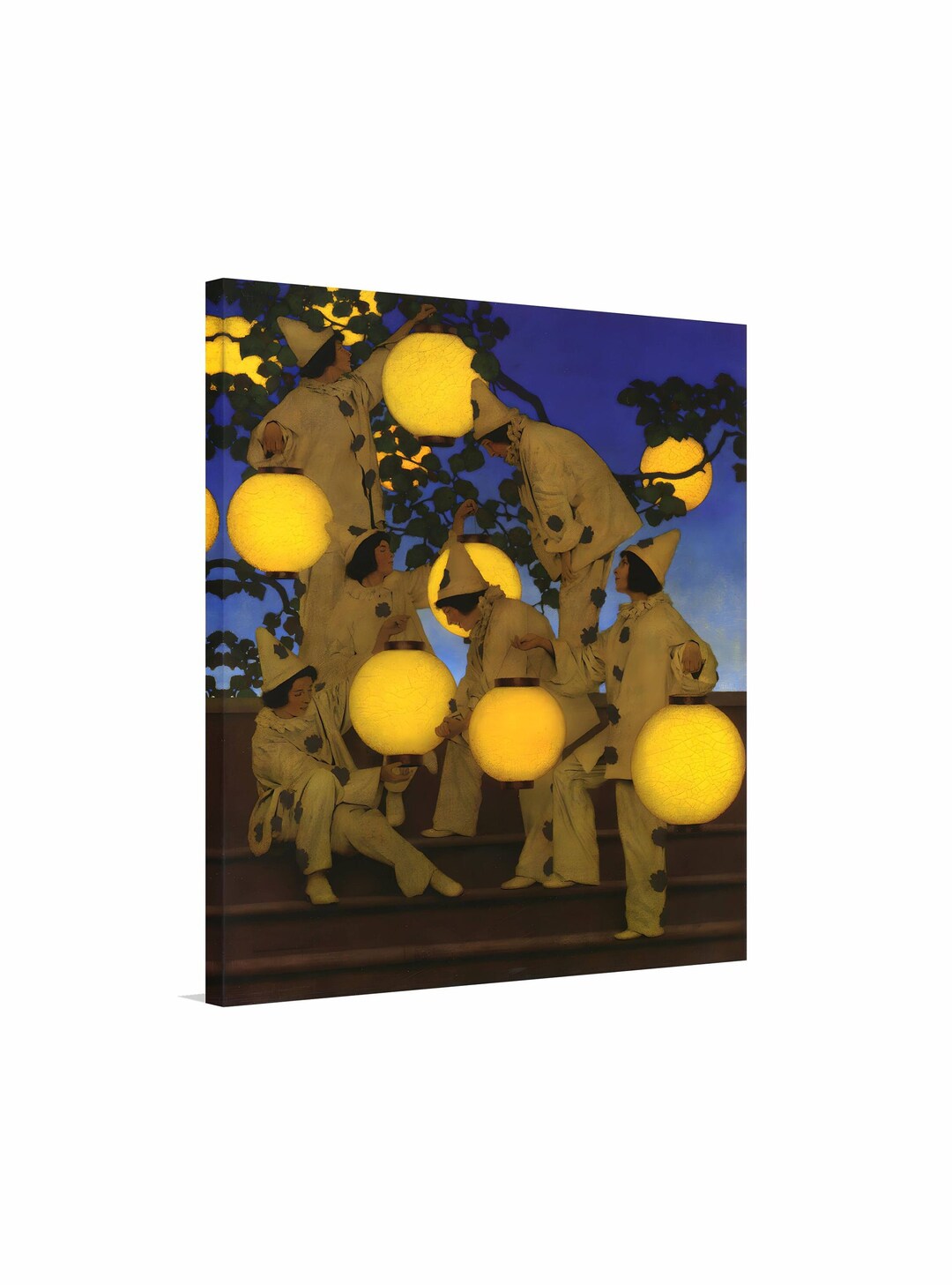Maxfield Parrish the Lantern Bearers Canvas Art,circus Art, Clown ...