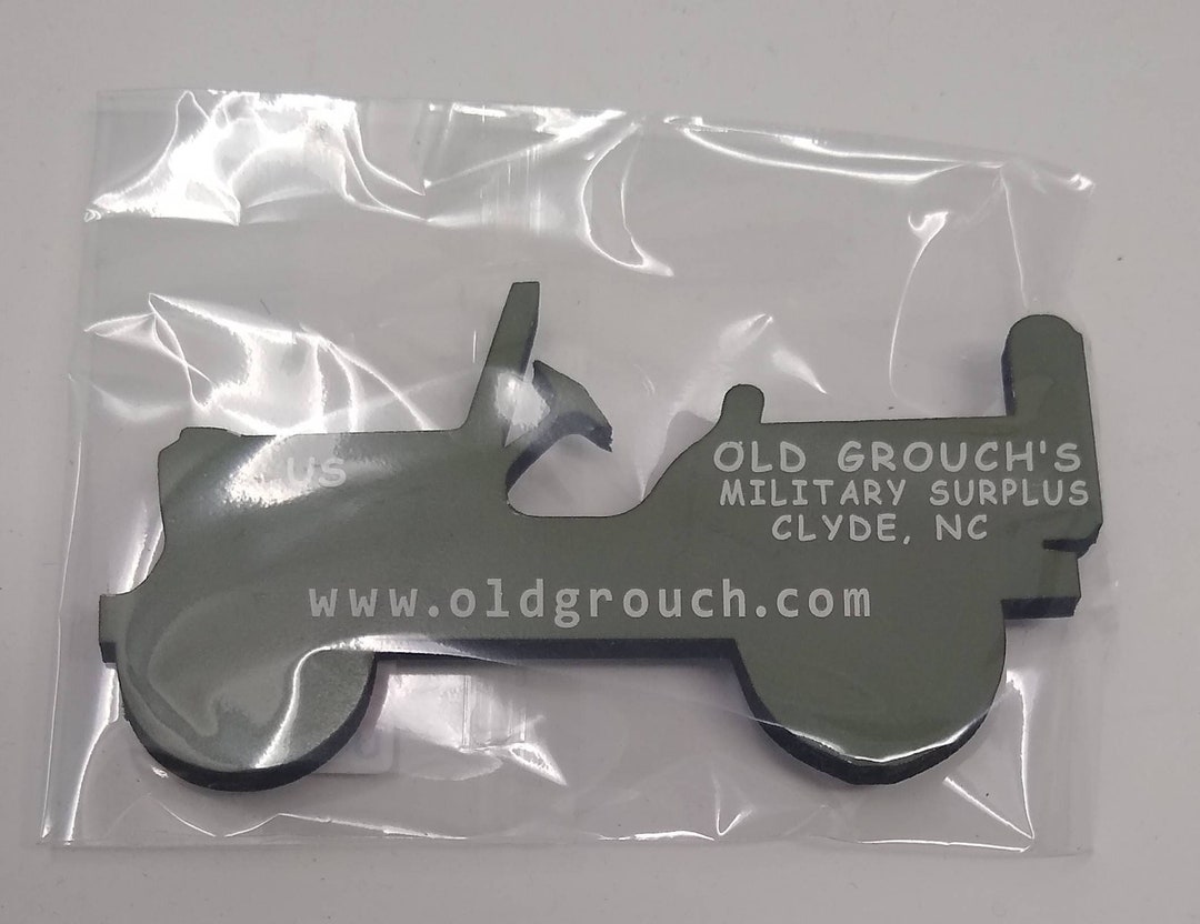 One of a Kind Old Grouch's Military Surplus Jeep Magnet - Etsy