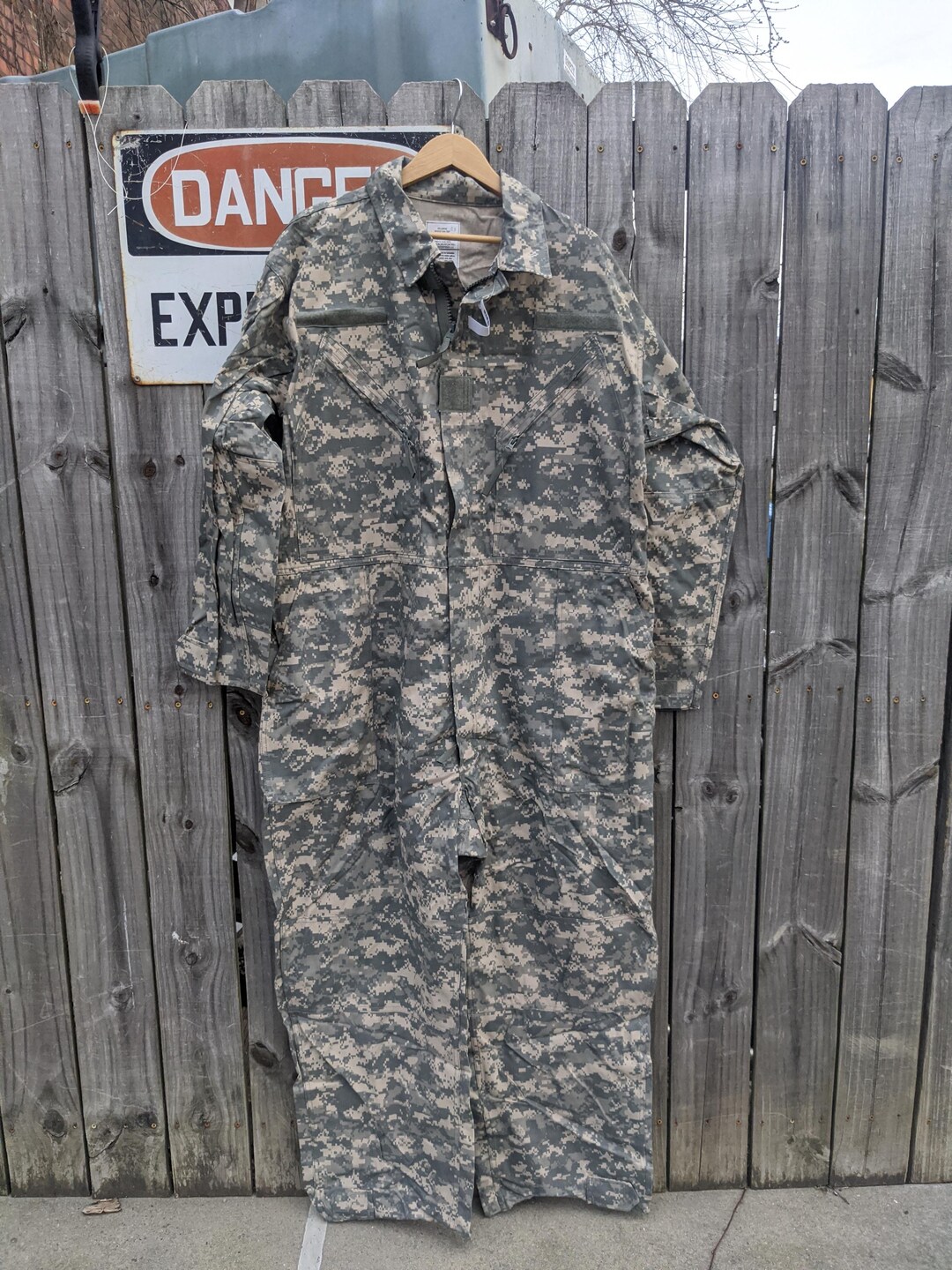 Original 2000s USA Military Mechanics Coverall Universal Camouflage ...