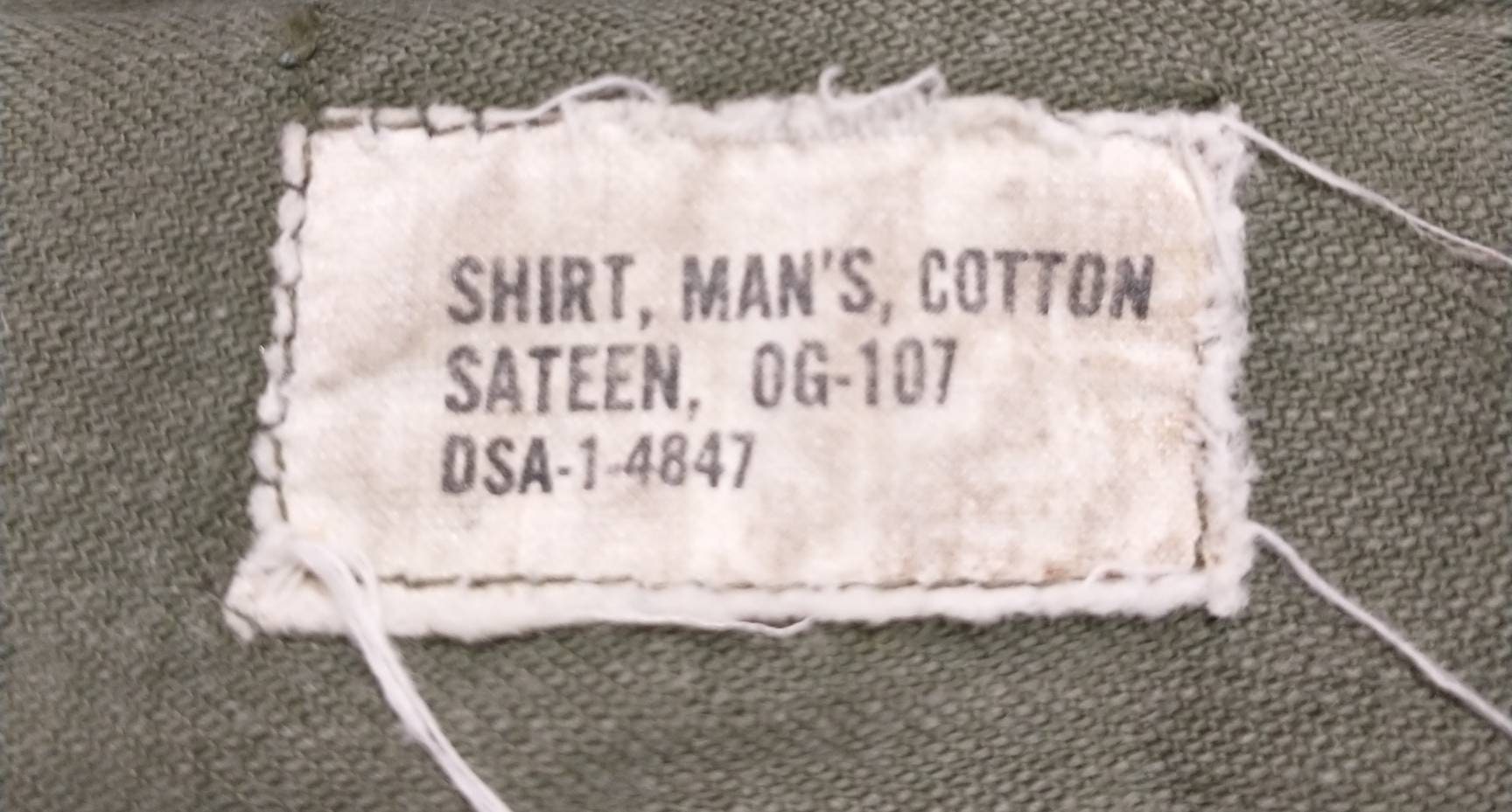 Vintage Authentic OG 107 Button Long Sleeve OD Green Shirt - Etsy