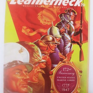Vintage 1947 Leatherneck Magazines - "magazine of the Marines" - Etsy