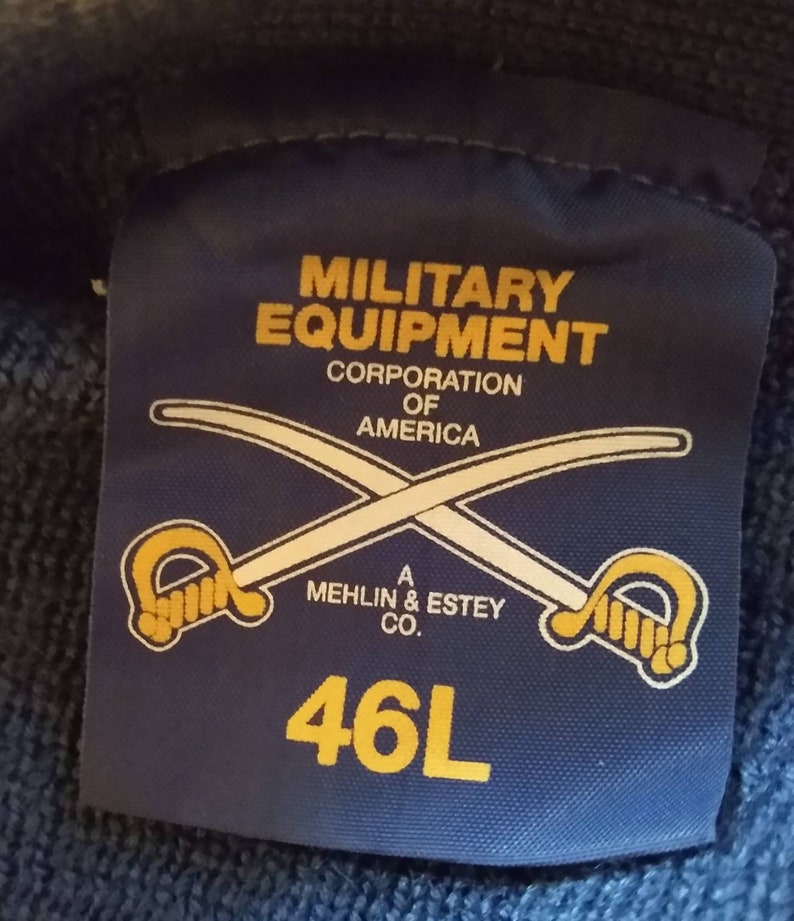 Vintage Authentic US Air Force Button Sweater 46 L With First Sergeant ...