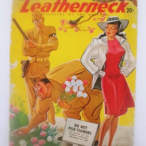 Vintage 1947 Leatherneck Magazines - "magazine of the Marines" - Etsy
