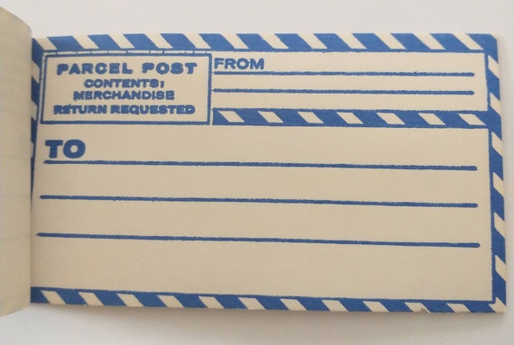 Parcel Post Label