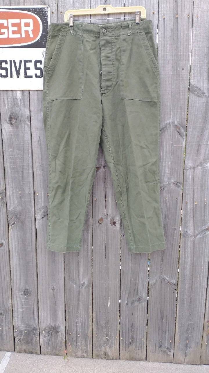 Original Authentic Vintage Sateen OG-107 Olive Drab Fatigue - Etsy