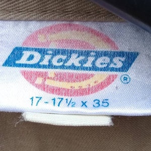 Vintage Dickies Brand Beige Long Sleeve Button up With Medical and ...