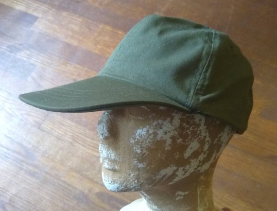 Vintage 1987 Original USA Military OG-507 OD Green Cap Large - Etsy