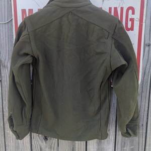Original 1960s Vintage US Army OD Green 100% Wool Button UP Long Sleeve ...