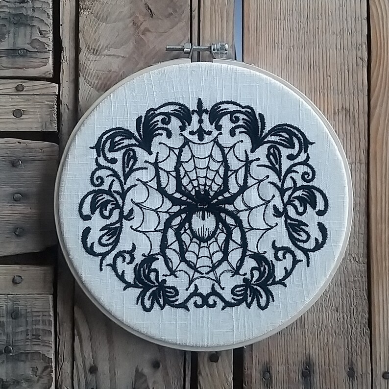 Decorative Embroidery Gothic Spider - Etsy