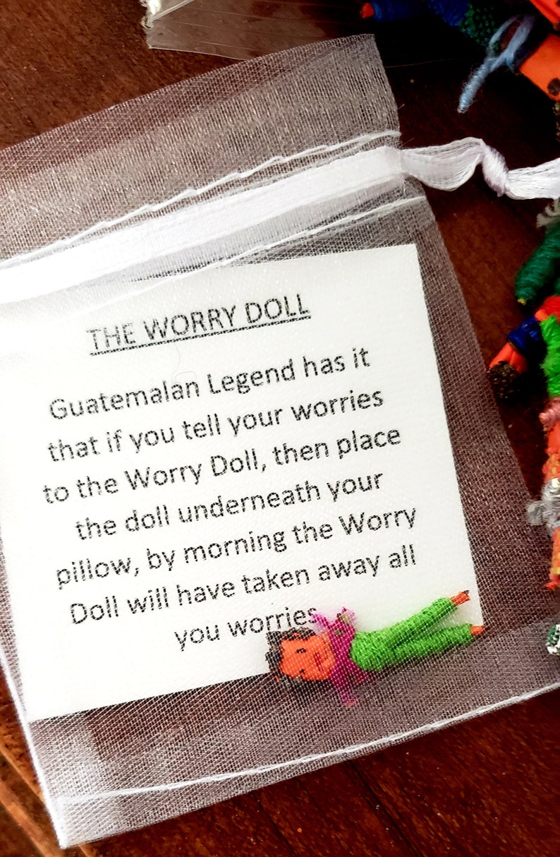 Worry Dolls, Problem Doll, Guatemalan Legend, Boys, Girls, Worries - Etsy