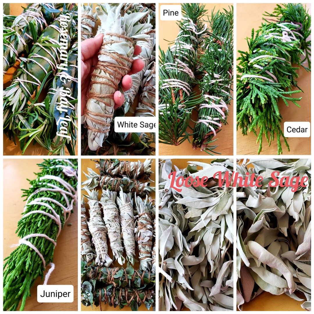 READY TO SHIP!!!! Herbal Smudge Sticks, Fresh-dried Smudging, Herbal ...