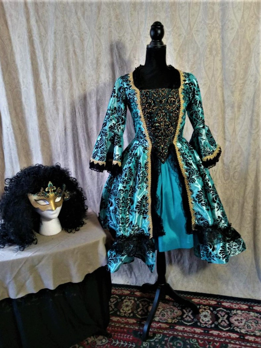 NEW, FINISHED, Fancy and Fanciful Marie Antoinette Short Dress Costume ...