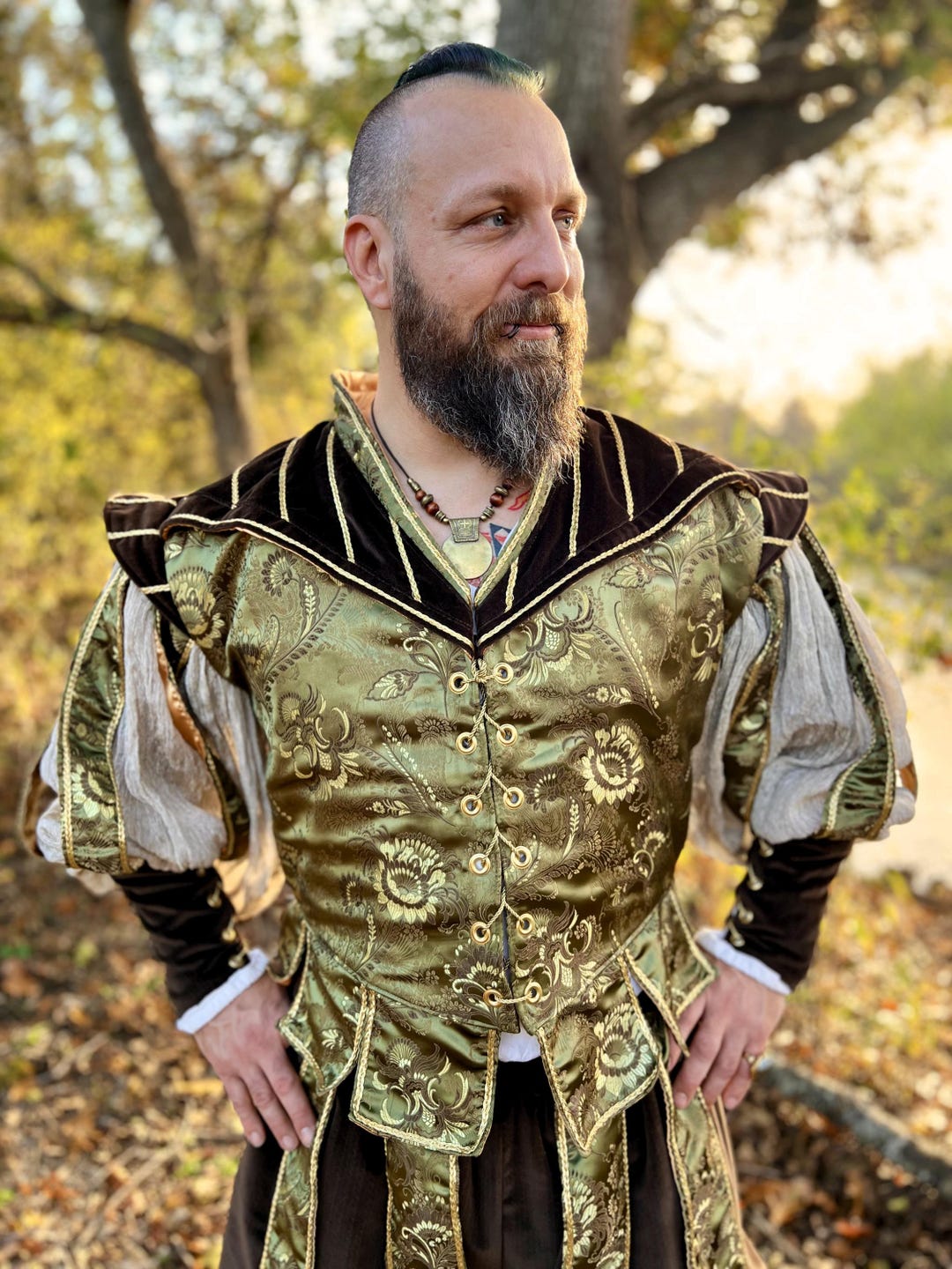 Fantasy Cavalier Doublet Ensenble New, One-of-a-kind, Size XL ...