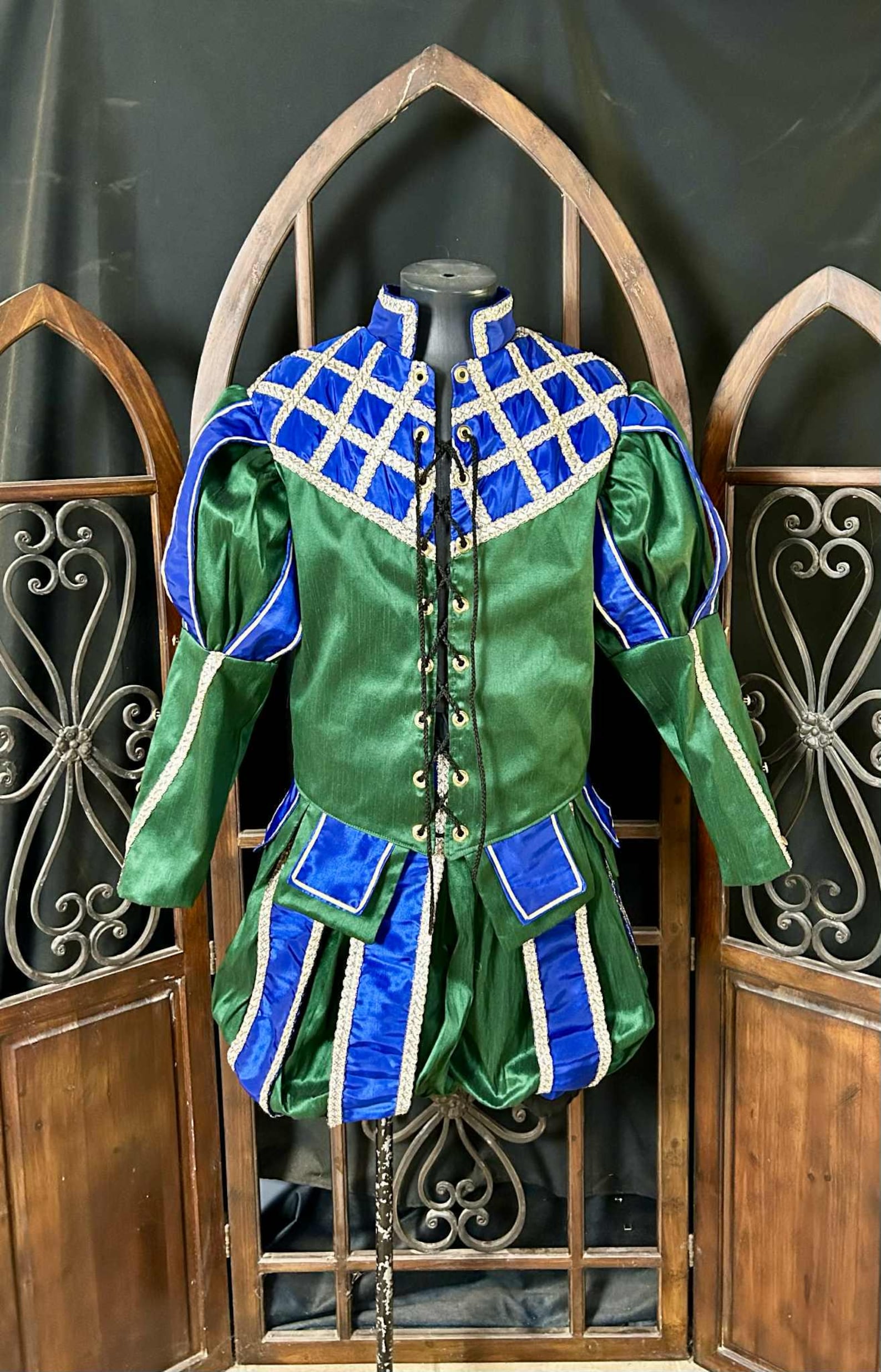 Mens Renaissance Doublet Ensemble - New, One-of-a-kind, Size Medium ...