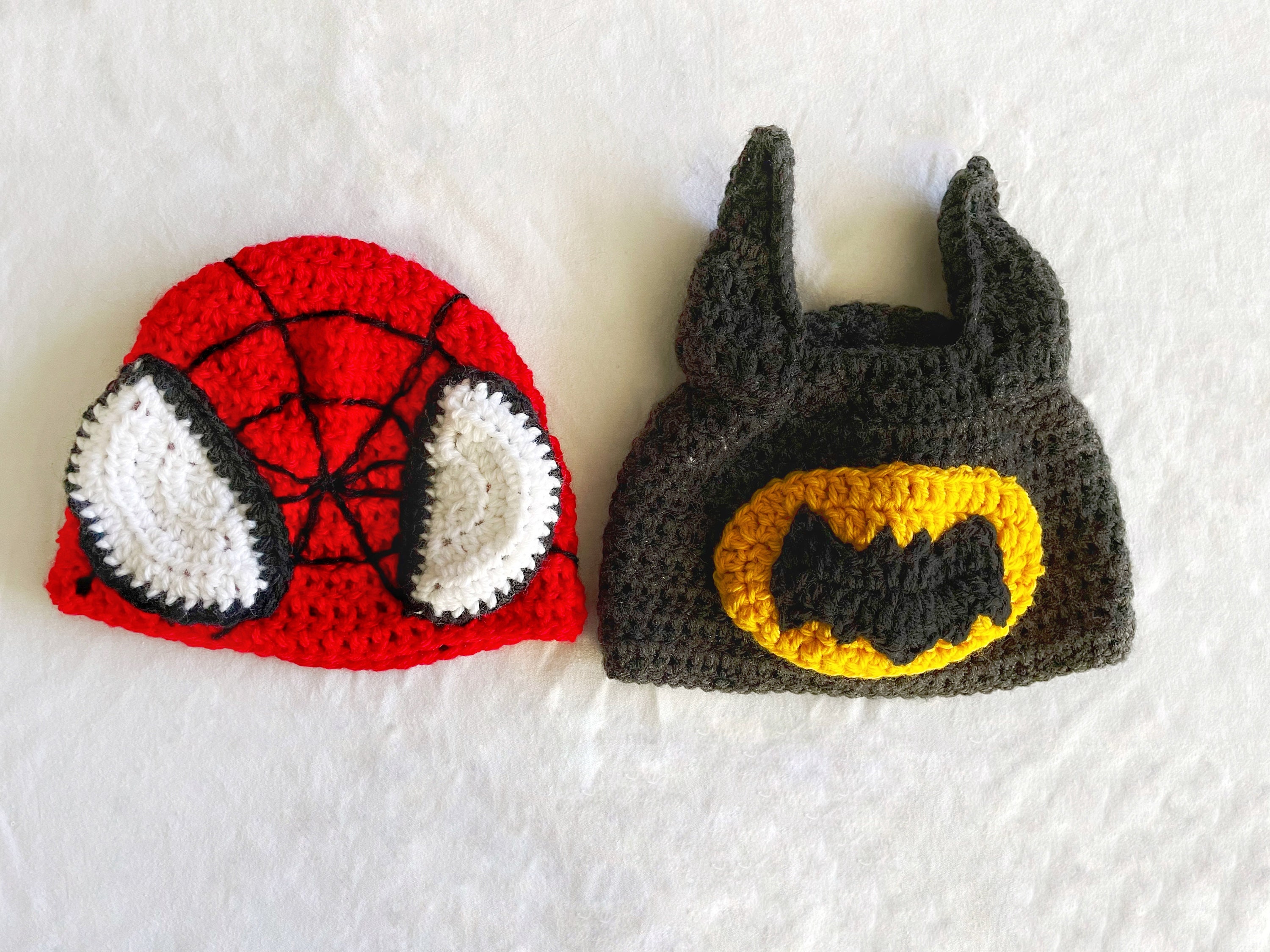 Custom Superhero Crochet Hat - Etsy