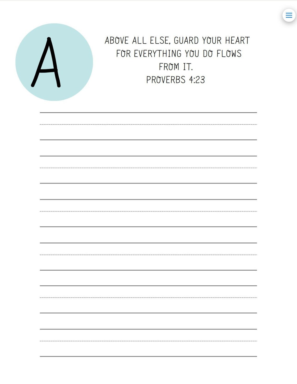 Alphabet Scripture Writing for Kids - Etsy
