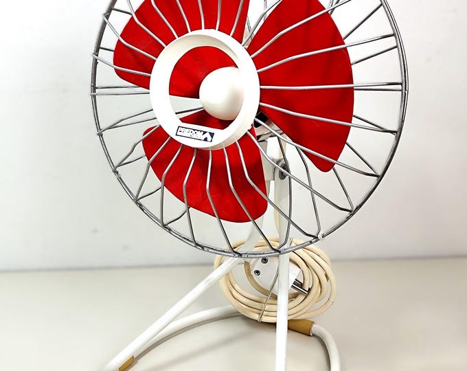 Electric Fan PREDOM METRIX Number 1W 200 PN / Vintage Desk Fan - Table ...