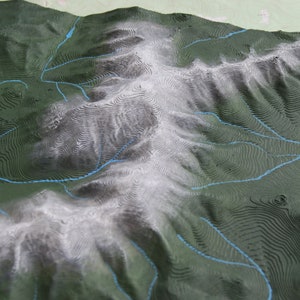 3D Printed Presidential Range Topographic Model - Etsy