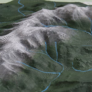 3D Printed Presidential Range Topographic Model - Etsy