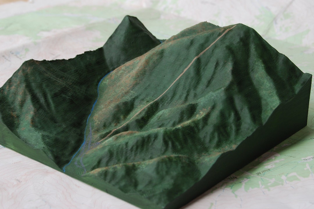 Manitou Springs Incline Model - 3D Printed Artwork, Hiking Gift ...