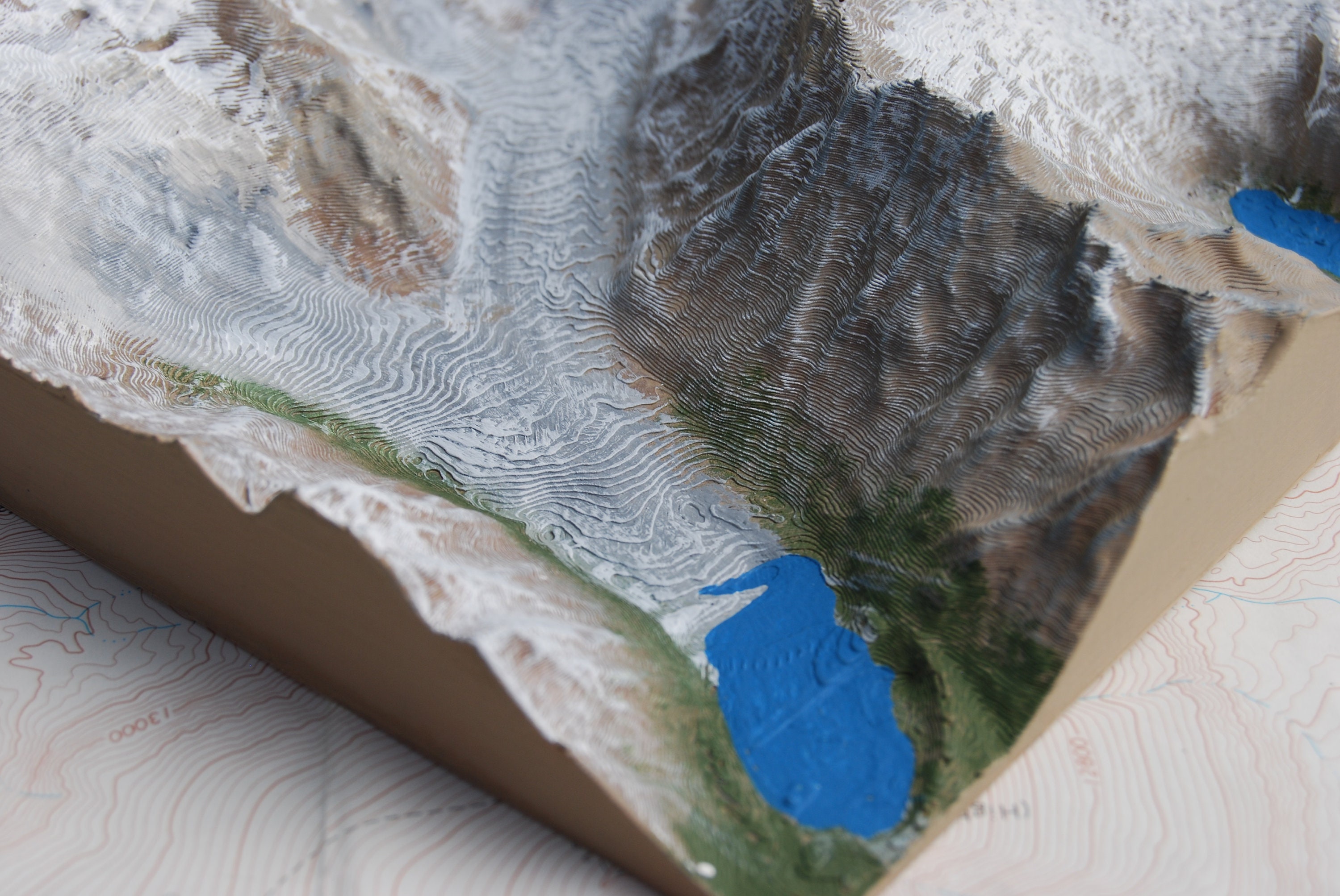 Fitz Roy Model - Hand Painted 3D Printed Mountain, Patagonia ...