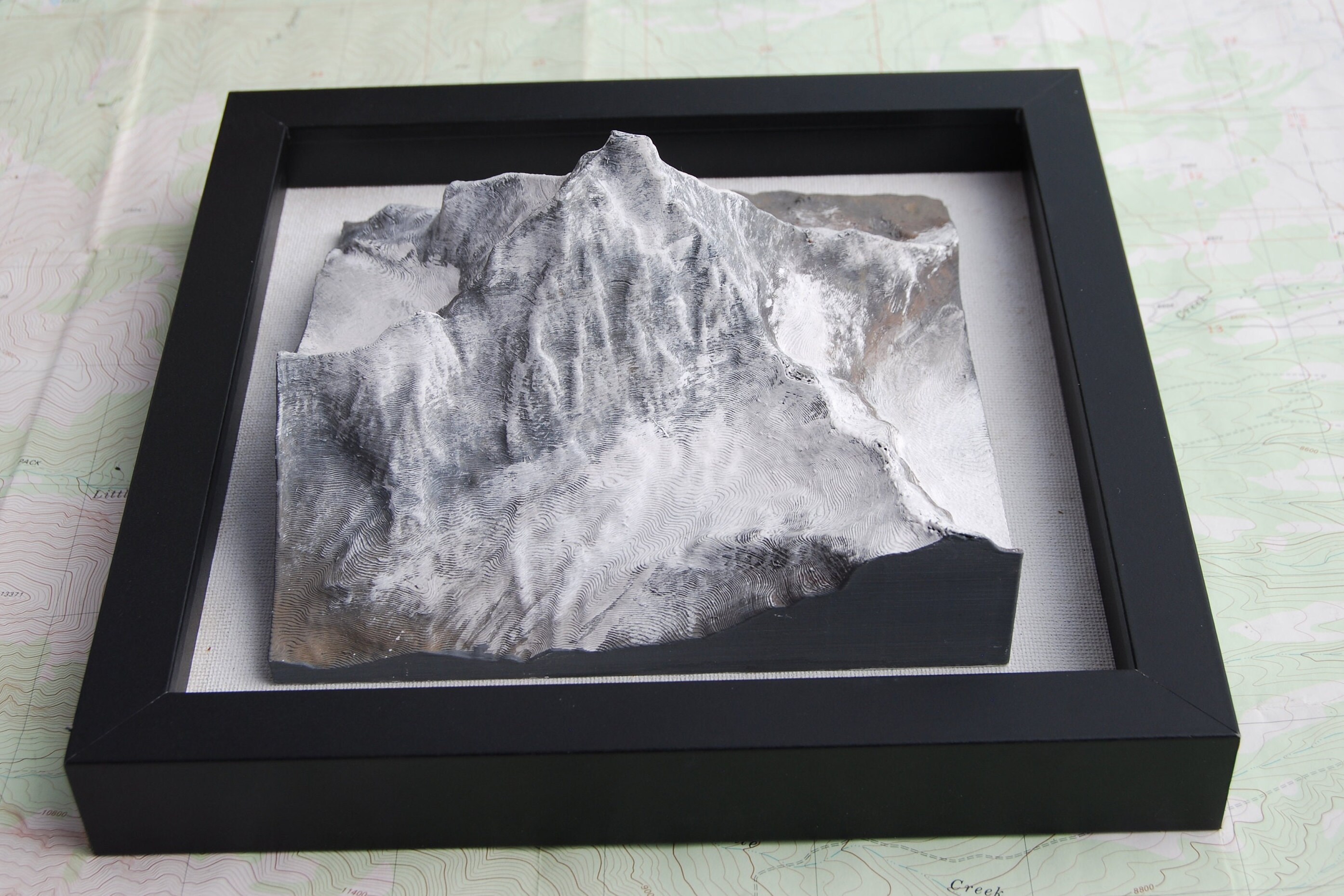 Matterhorn Model Painted 3D Printed Topo Map Mountain Art - Etsy Canada